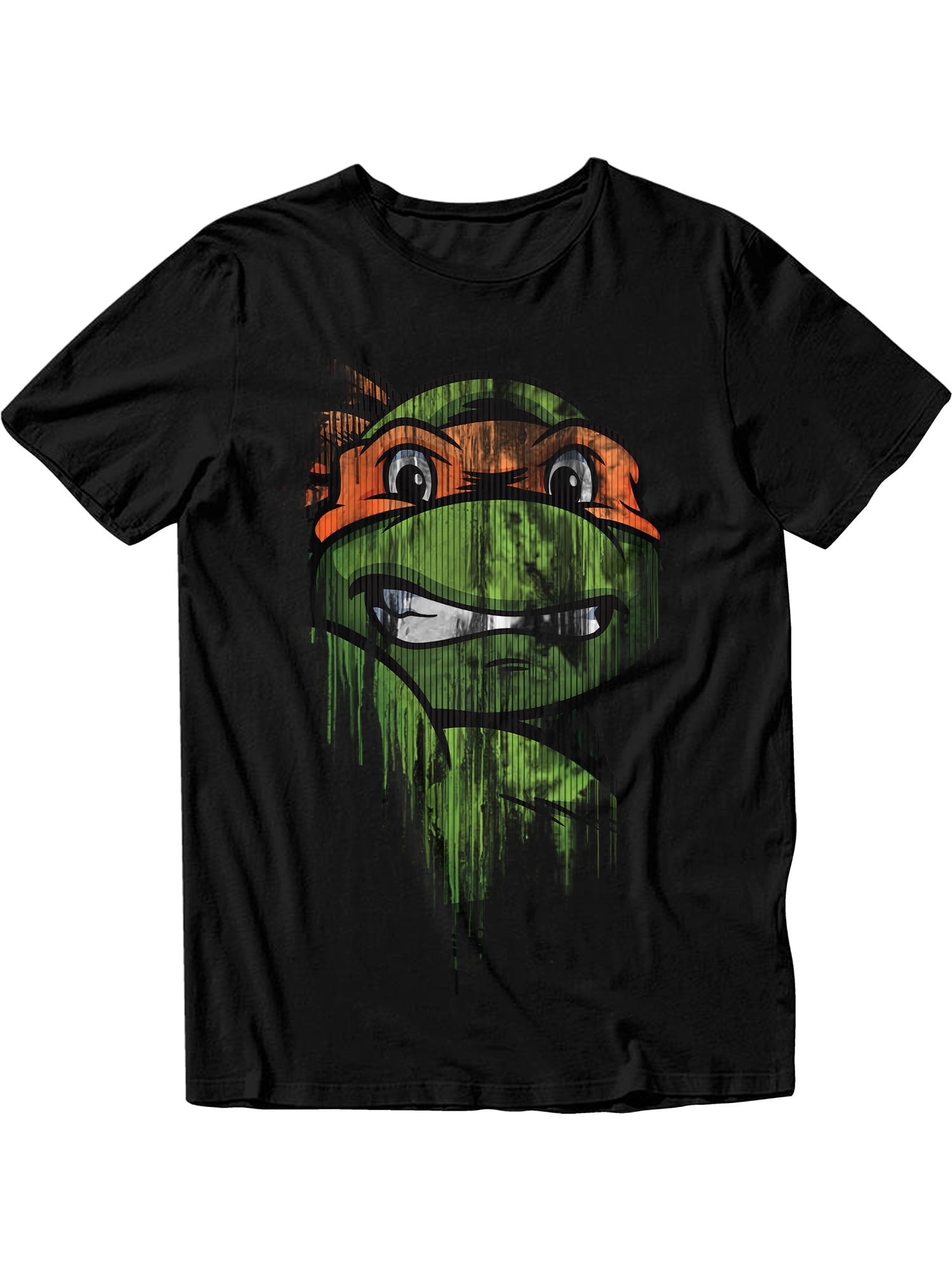 Teenage Mutant Ninja Turtles Michelangelo Drip Men's Graphic T-Shirt ...