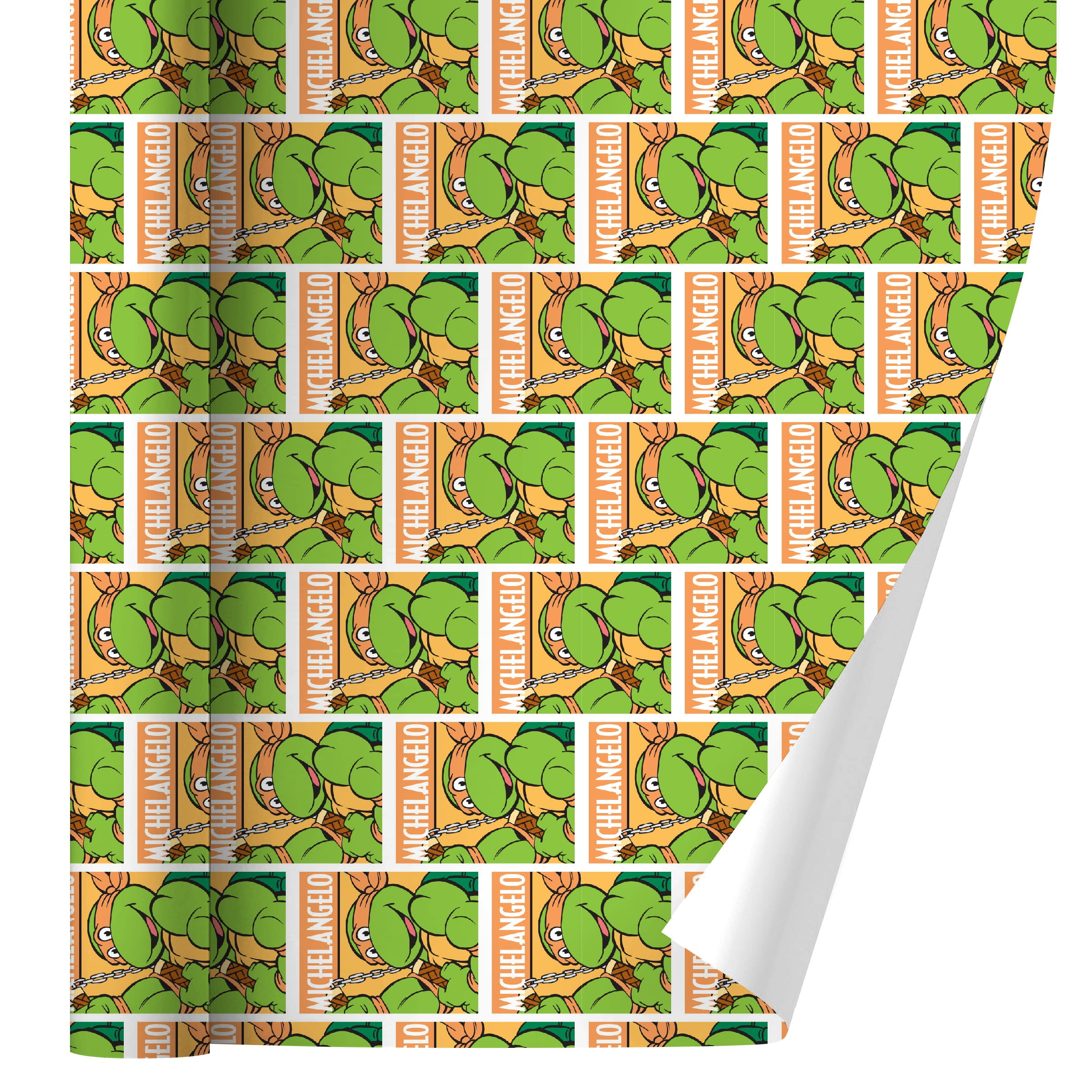 Teenage Mutant Ninja Turtles Michelangelo Premium Gift Wrap Wrapping ...