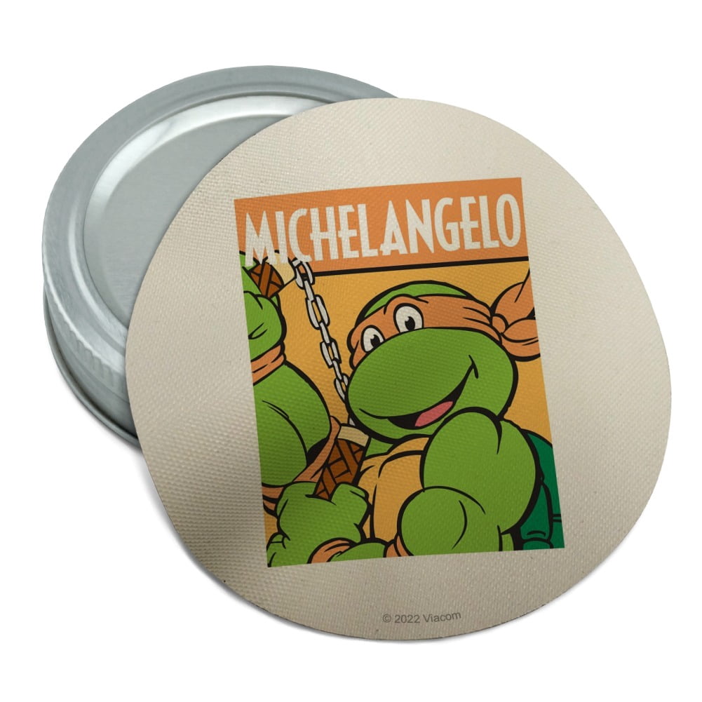 Teenage Mutant Ninja Turtles Michelangelo Round Rubber Non-Slip Jar ...