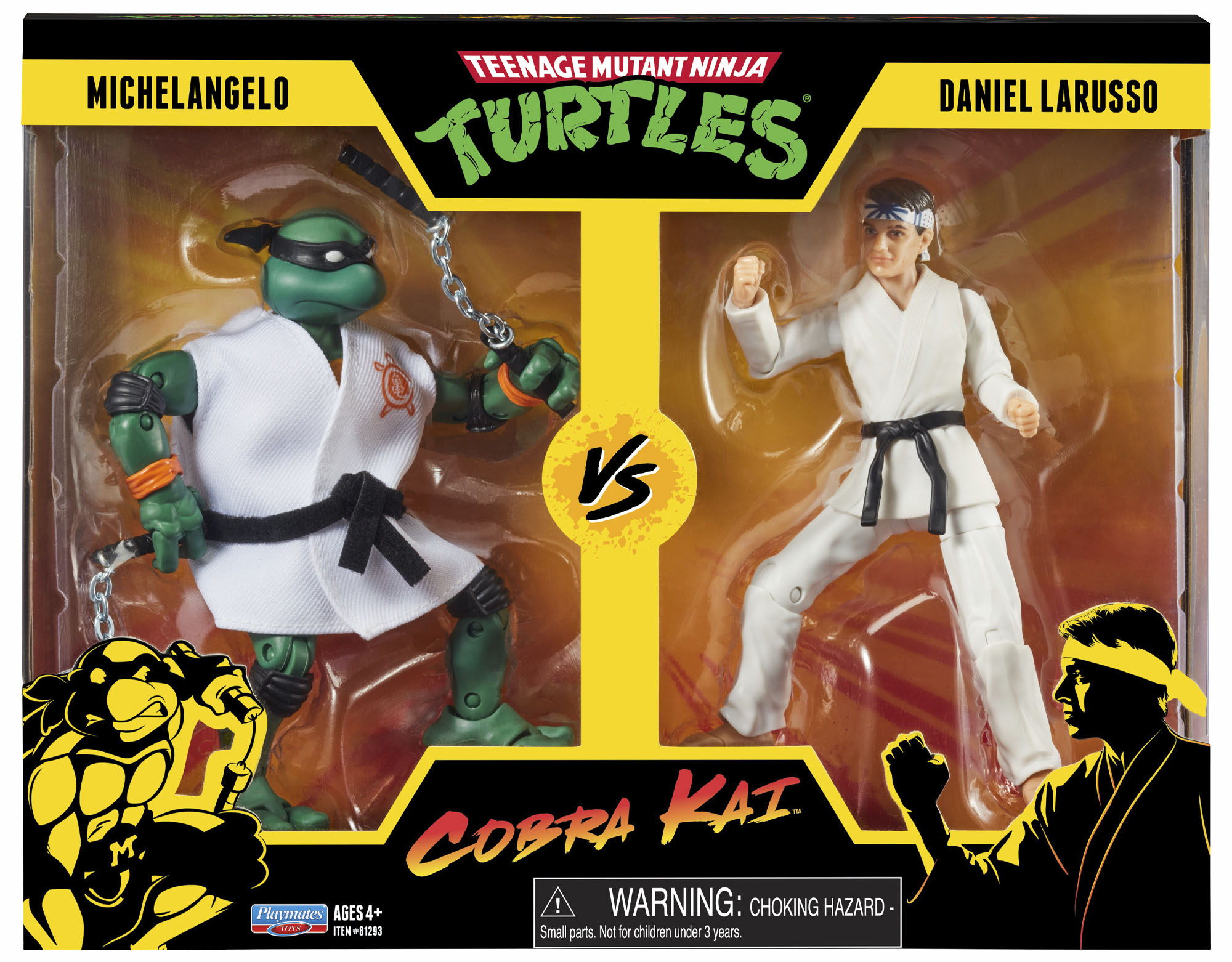 Teenage Mutant Ninja Turtles Michelangelo vs Cobra Kai - Walmart.com