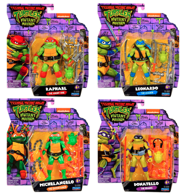 Teenage Mutant Ninja Turtles Mutant Mayhem Figures - Walmart.com