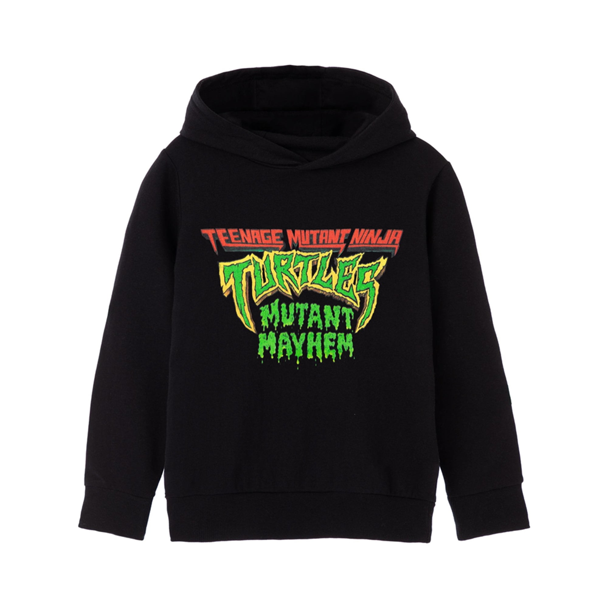 Teenage Mutant Ninja Turtles: Mutant Mayhem Boys Logo Hoodie - Walmart.com