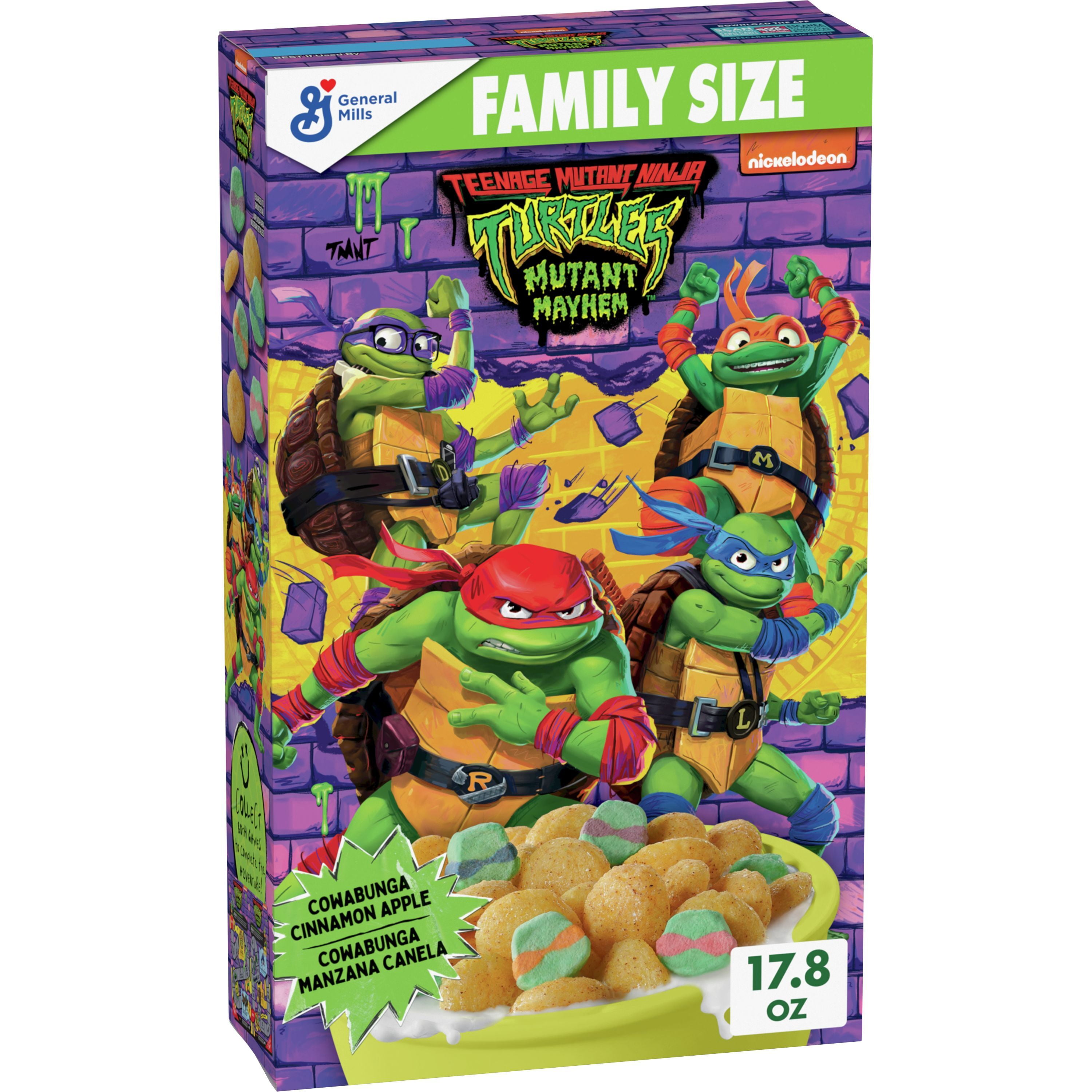 Teenage Mutant Ninja Turtles: Mutant Mayhem Cereal, Family Size, 17.8 ...
