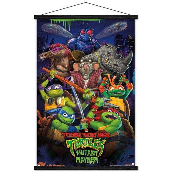 Teenage Mutant Ninja Turtles: Mutant Mayhem - Group Wall Poster with ...