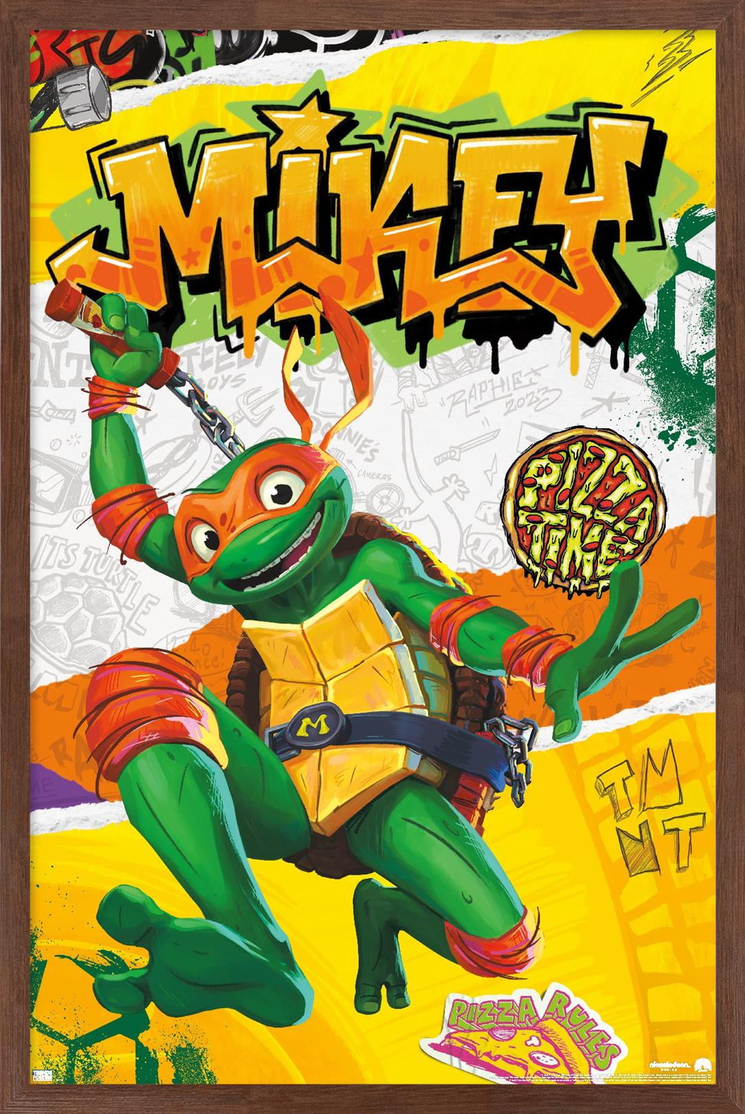 Teenage Mutant Ninja Turtles: Mutant Mayhem - Michelangelo Wall Poster ...