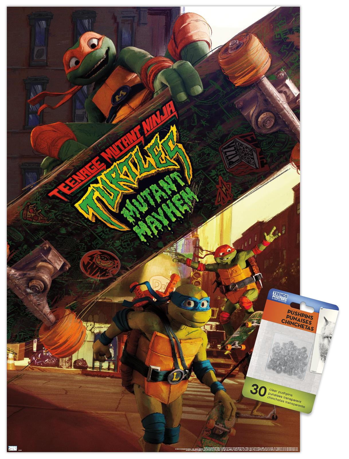 Teenage Mutant Ninja Turtles: Mutant Mayhem - One Sheet Wall Poster ...