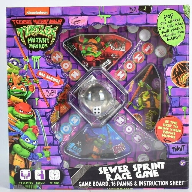 Teenage Mutant Ninja Turtles Mutant Mayhem Pop-O-Matic Trouble Board ... Teenage Mutant Ninja Turtles Mutant Mayhem Pop-O-Matic Trouble Board ...