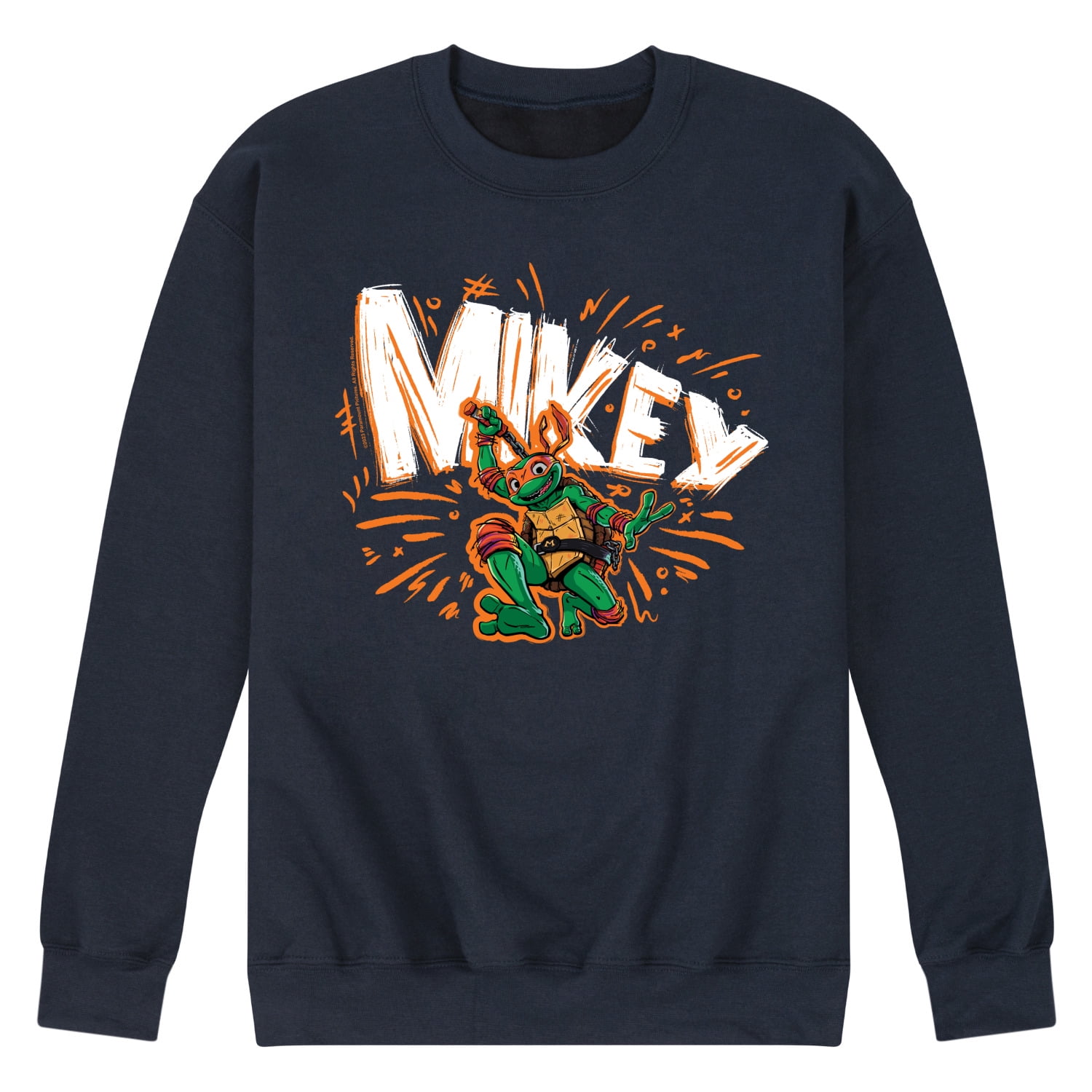 Teenage Mutant Ninja Turtles Mutant Mayhem - Sketch Mikey - Men's Crew ...