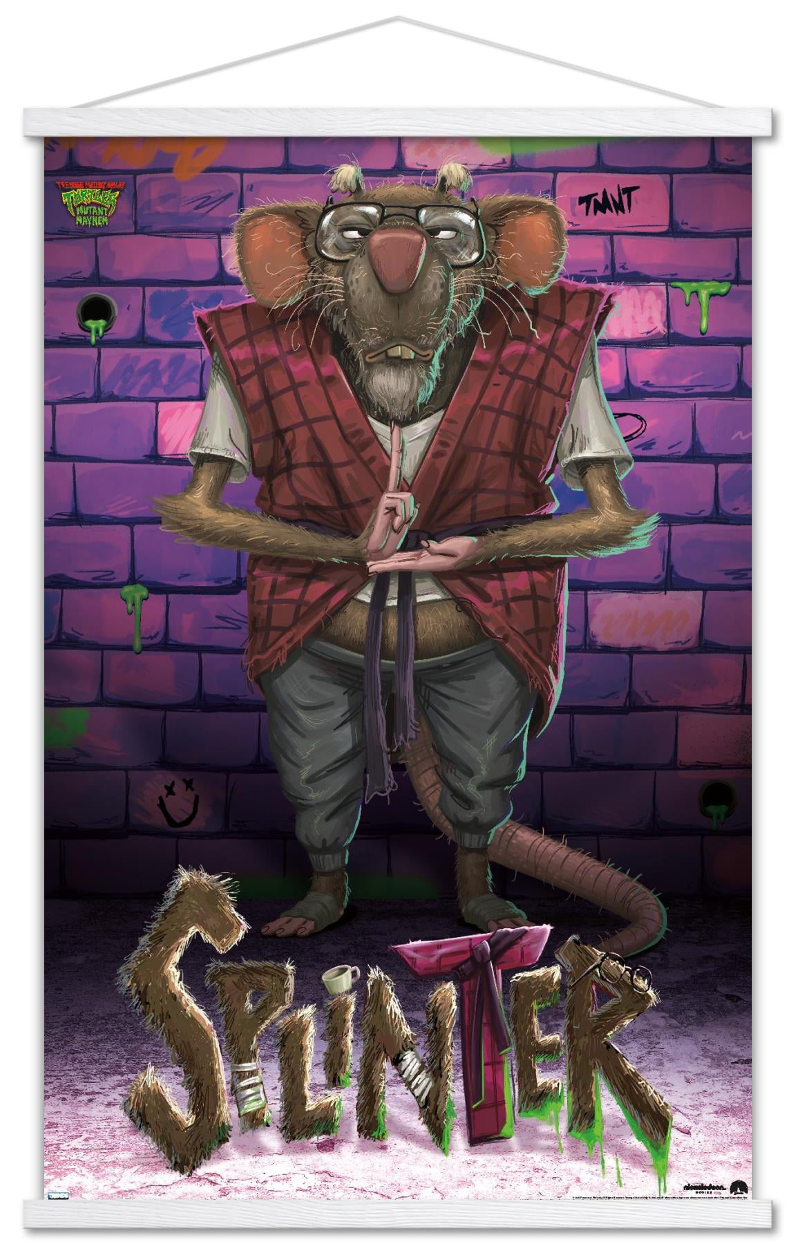 Teenage Mutant Ninja Turtles: Mutant Mayhem - Splinter Wall Poster with ...