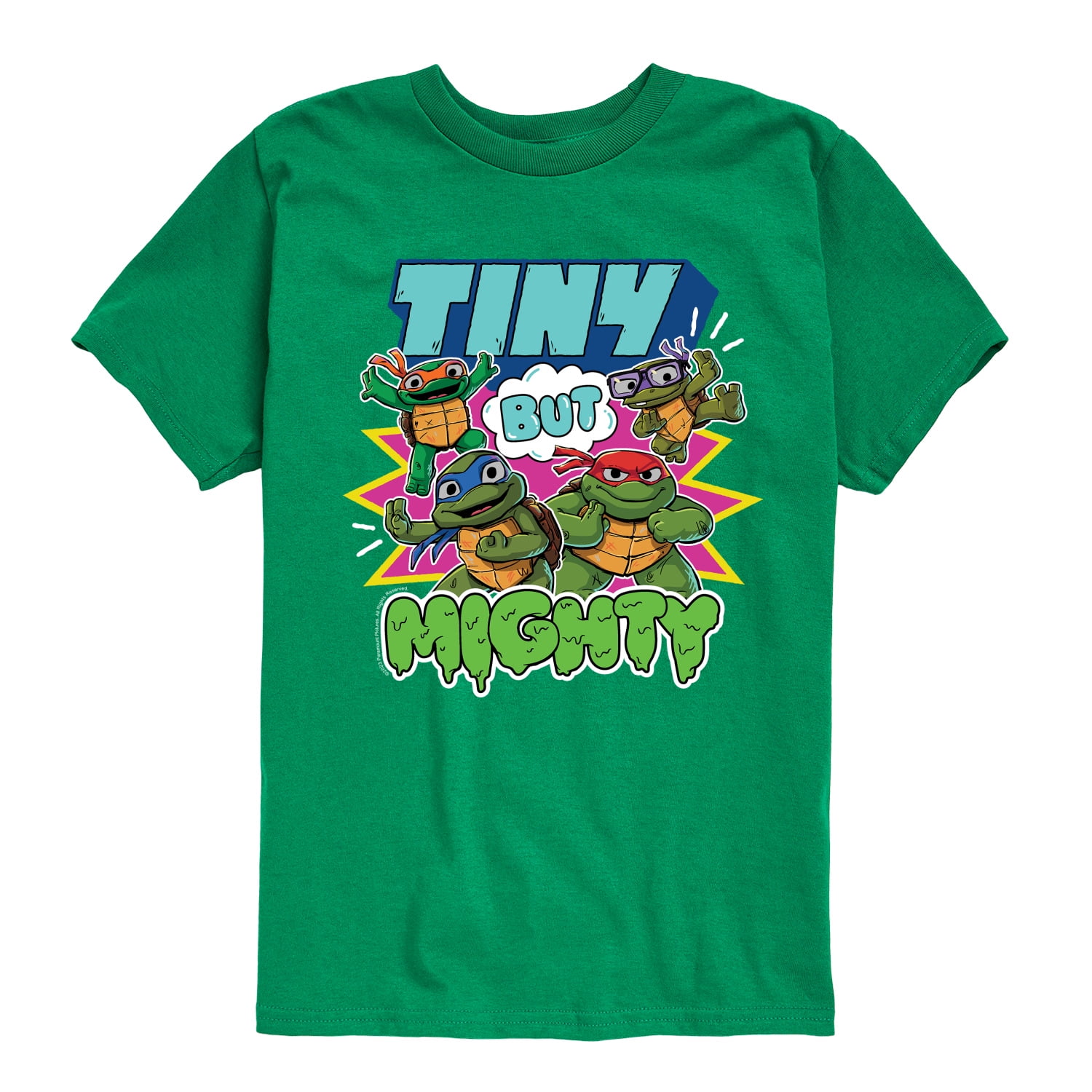 Teenage Mutant Ninja Turtles Mutant Mayhem - Tiny But Mighty - Toddler & Youth Short Sleeve ...