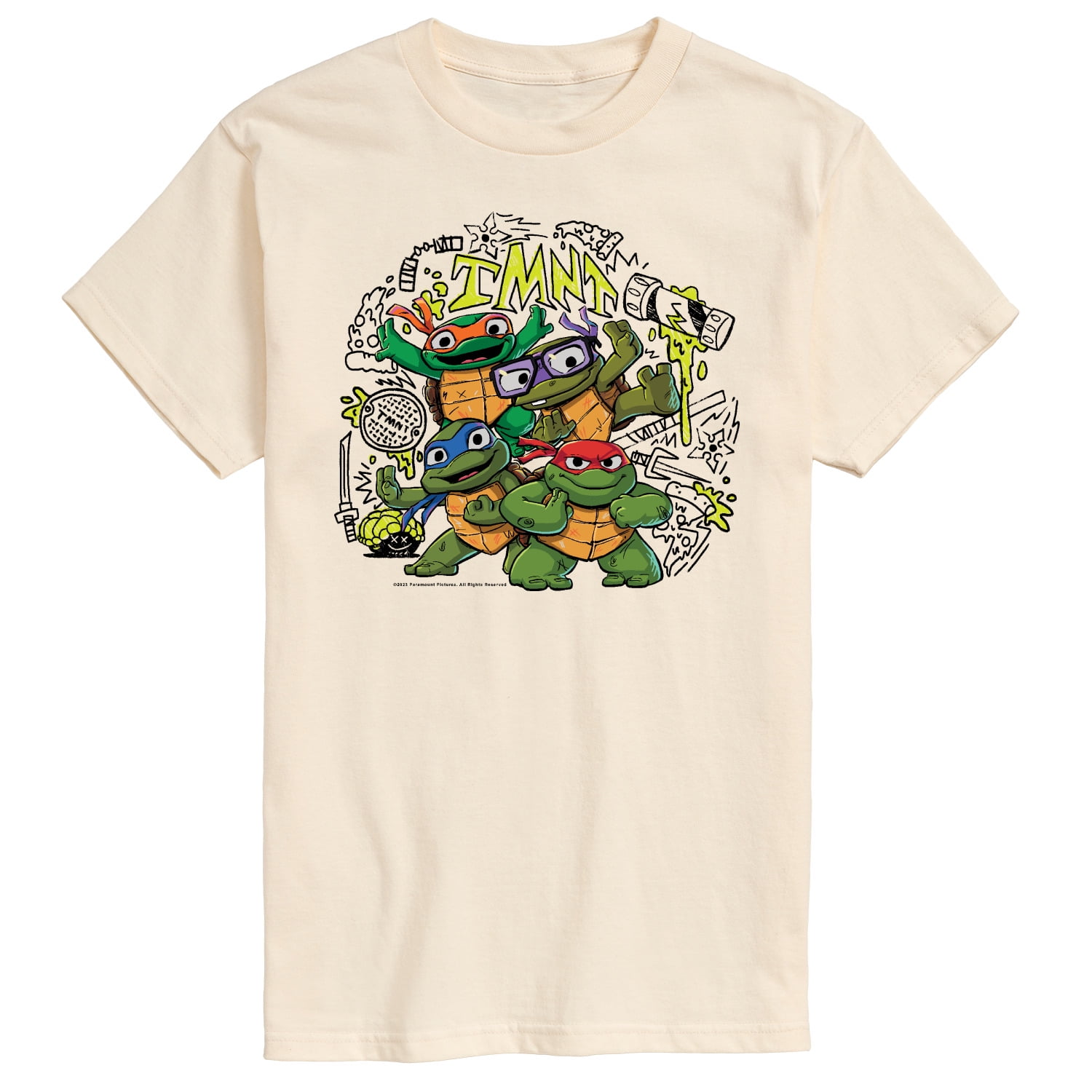 Teenage Mutant Ninja Turtles Mutant Mayhem - Tmnt Mm Sketchy - Men's ...