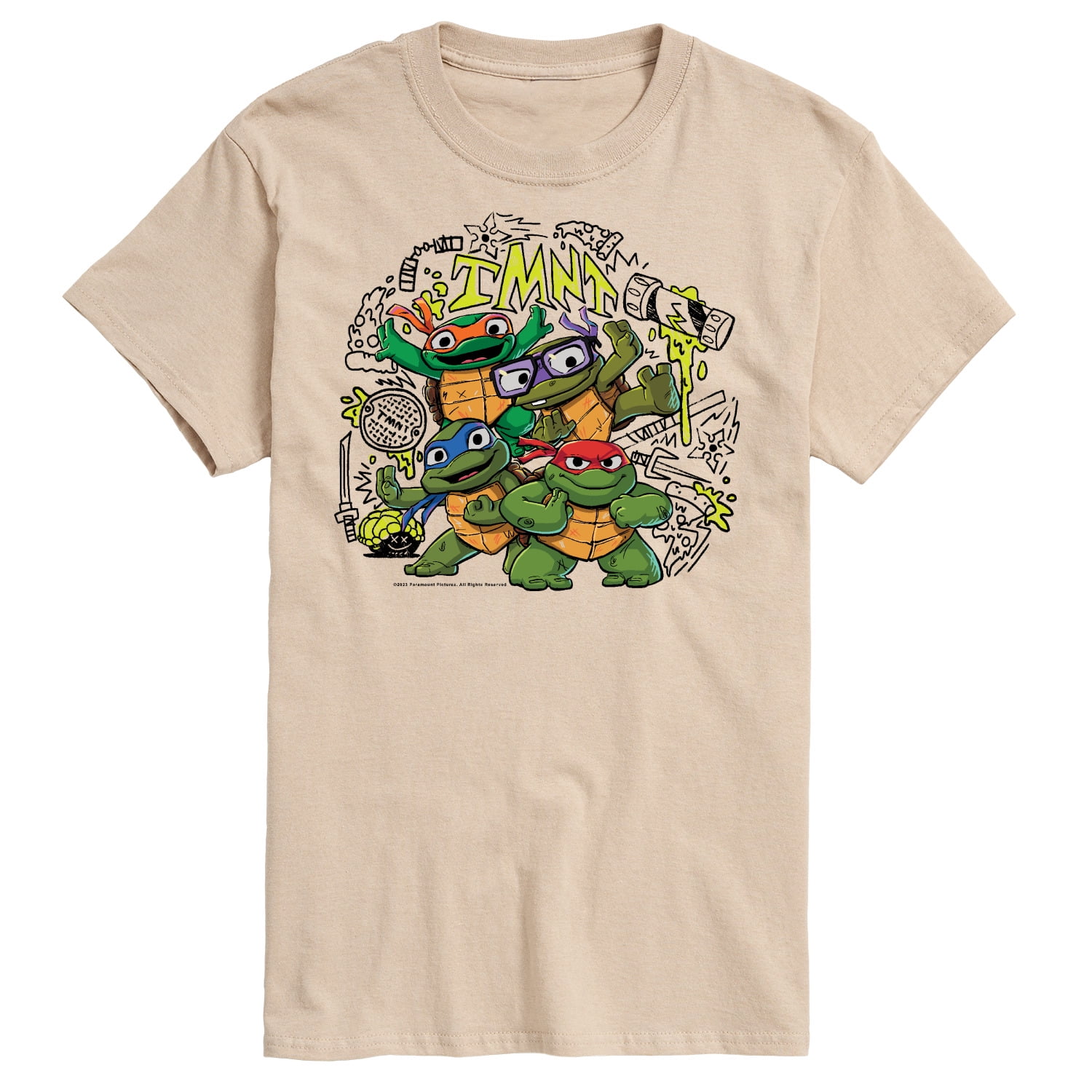 Teenage Mutant Ninja Turtles Mutant Mayhem - Tmnt Mm Sketchy - Men's ...