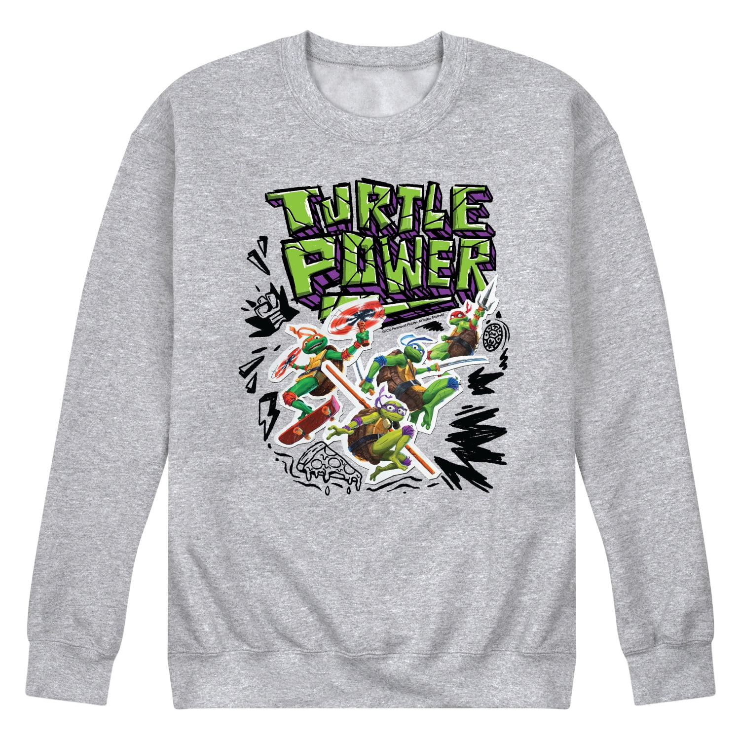 Teenage Mutant Ninja Turtles Mutant Mayhem - Turtle Power - Men's Crew ...