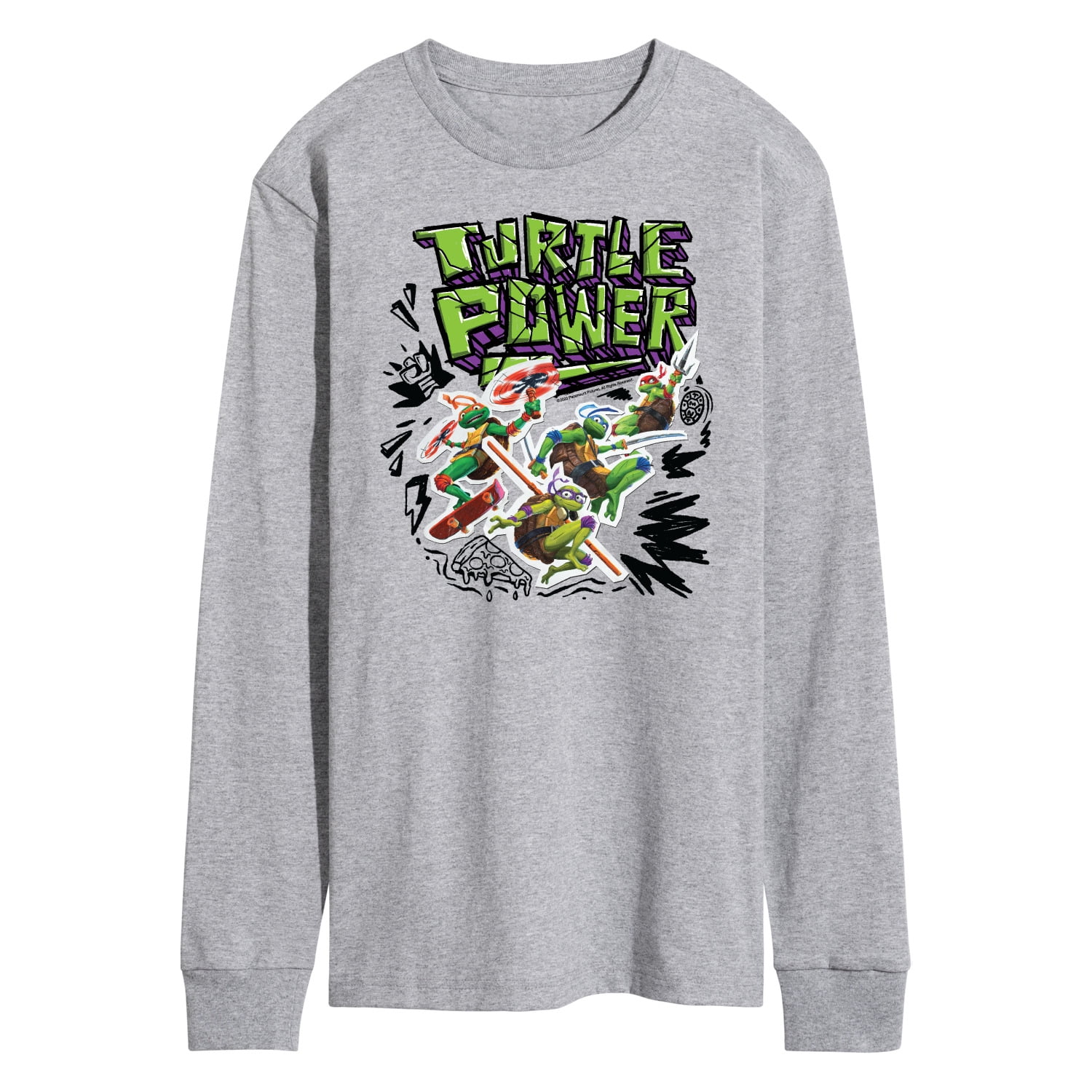 Teenage Mutant Ninja Turtles Mutant Mayhem - Turtle Power - Men's Long ...