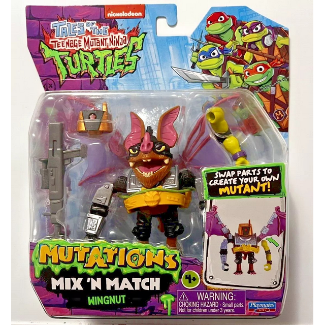 Teenage Mutant Ninja Turtles Mutations Mix N Match Wingnut Figure ...