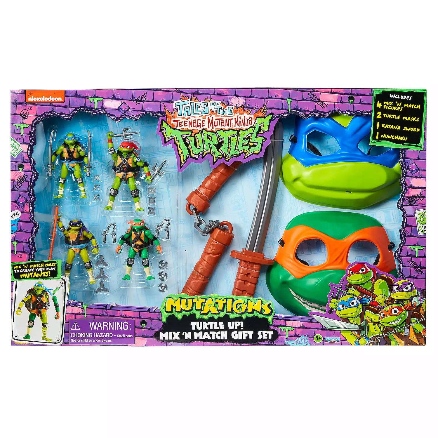 Teenage Mutant Ninja Turtles Mutations Turtle Up! Mix 'N Match Action ...