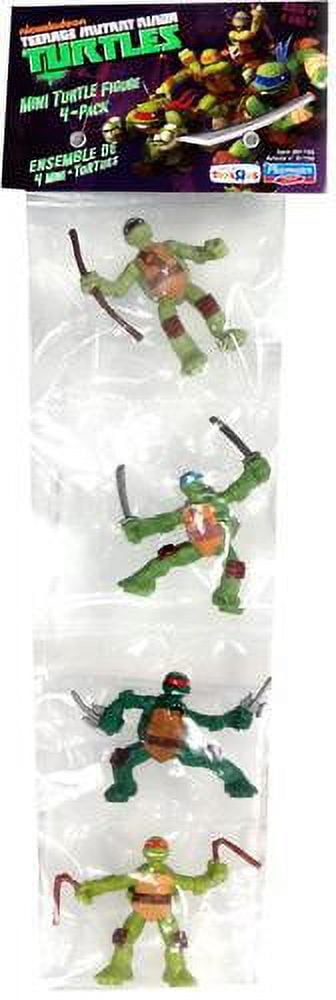 Playmates Teenage Mutant Ninja Turtles Mini Action Figure, 2 Inches, 2 ...