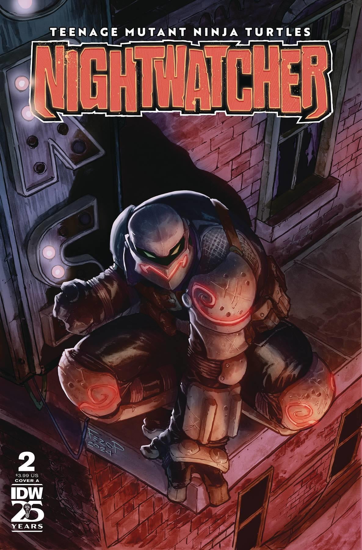 Teenage Mutant Ninja Turtles Nightwatcher #2 Cvr A Pe Idw-prh Comic ...