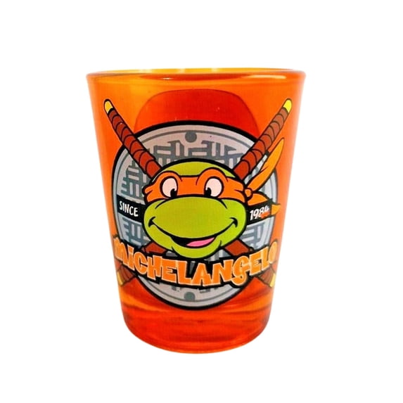Teenage Mutant Ninja Turtles Orange Michelangelo Shot Glass - Walmart.com