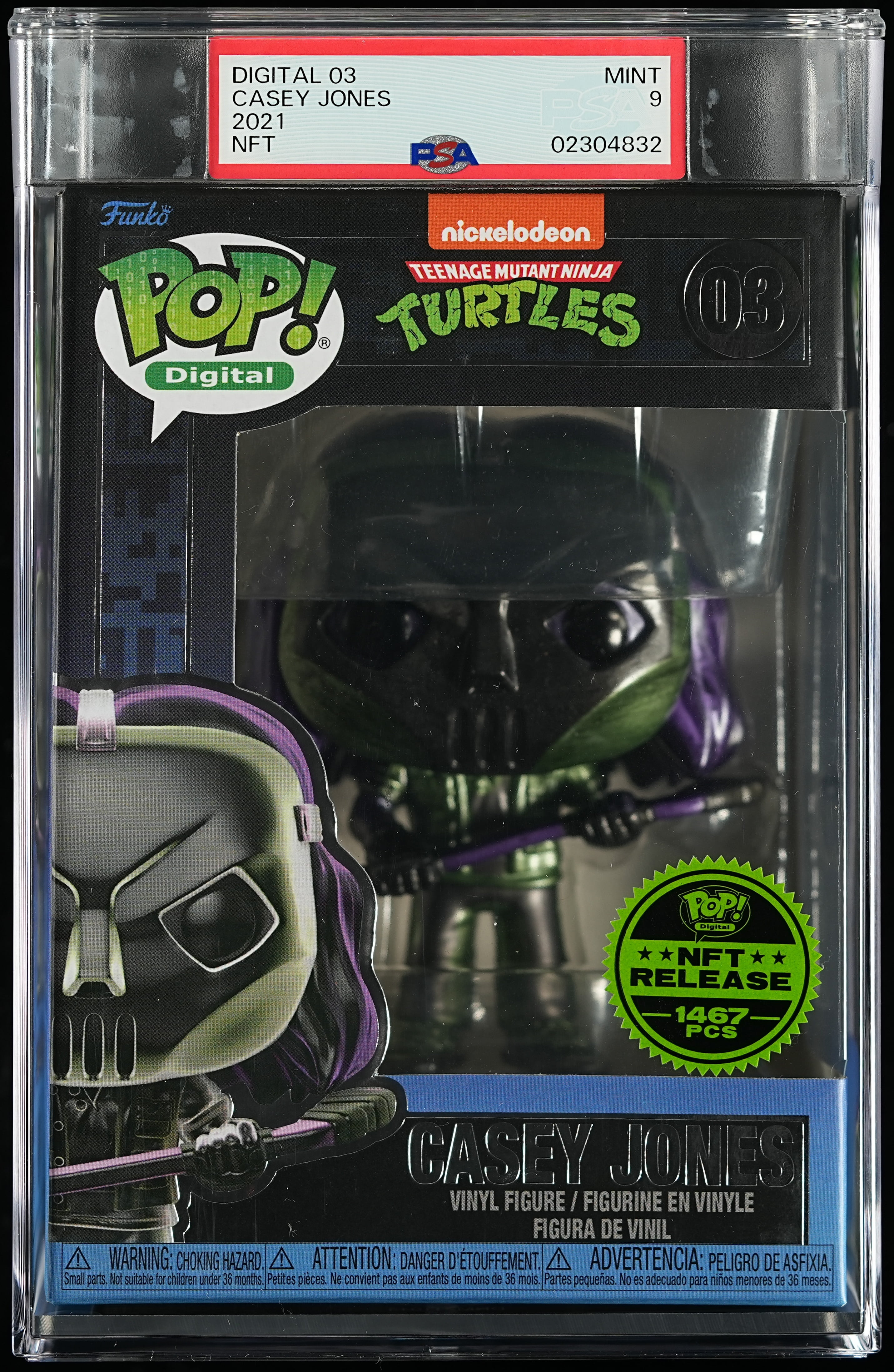 Teenage Mutant Ninja Turtles, PSA Graded 9 MINT, Casey Jones ...