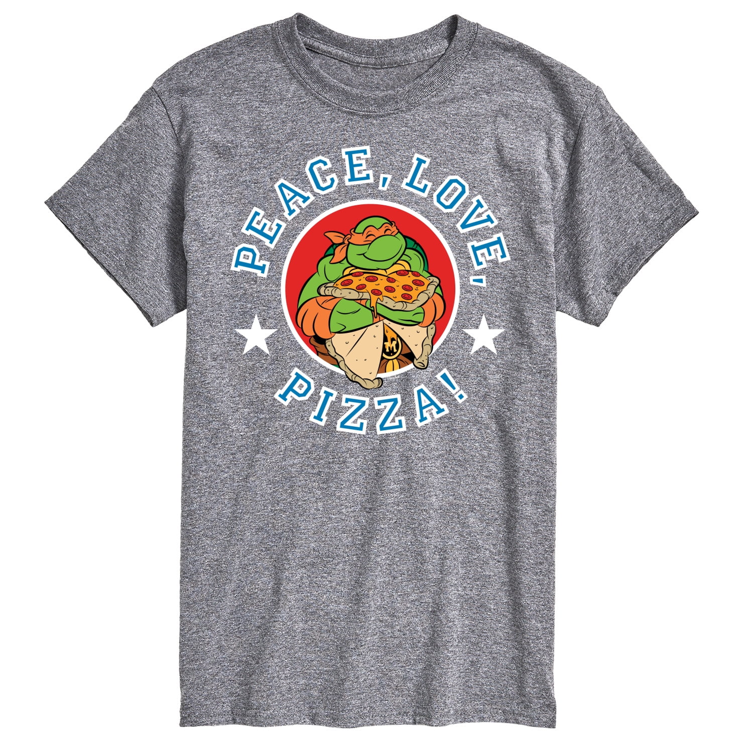 Teenage Mutant Ninja Turtles - Peace Love Pizza - Men's Short Sleeve ...