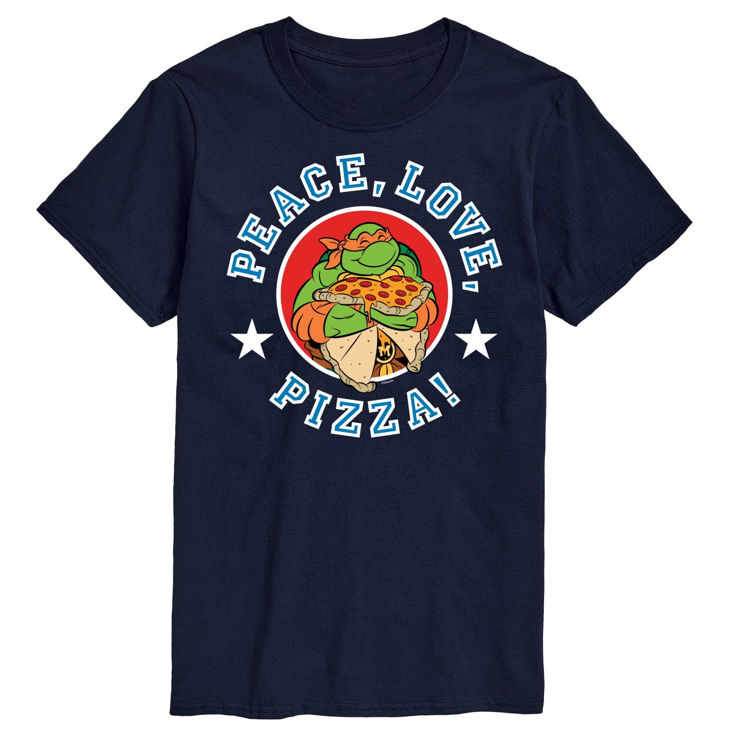 Teenage Mutant Ninja Turtles - Peace Love Pizza - Men's Short Sleeve ...