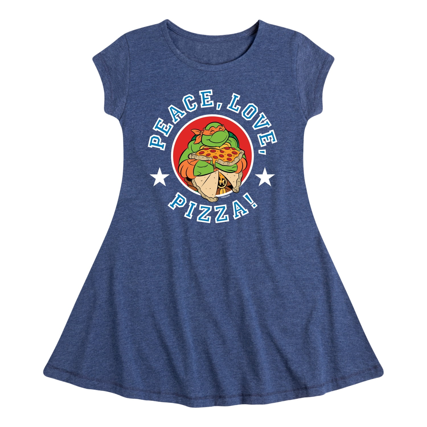 Teenage Mutant Ninja Turtles - Peace Love Pizza - Toddler & Youth Girls ...