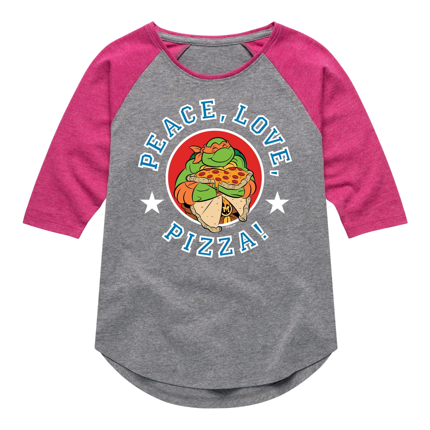 Teenage Mutant Ninja Turtles - Peace Love Pizza - Toddler & Youth Girls ...