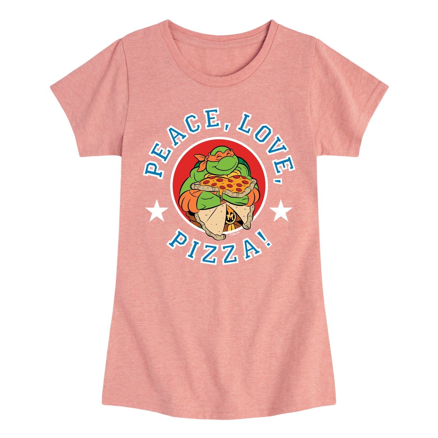 Teenage Mutant Ninja Turtles - Peace Love Pizza - Toddler & Youth Girls ...