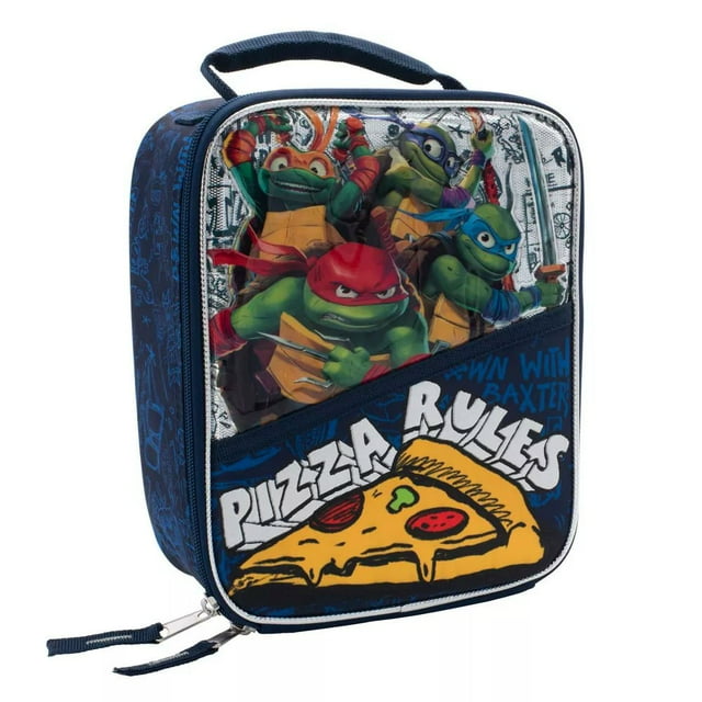 TMNT Insulated Lunch Box - Teenage Mutant Ninja Turtles Pizza Rules ...