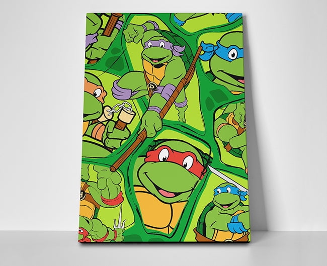 Teenage Mutant Ninja Turtles Poster or Wrapped Canvas - Walmart.com