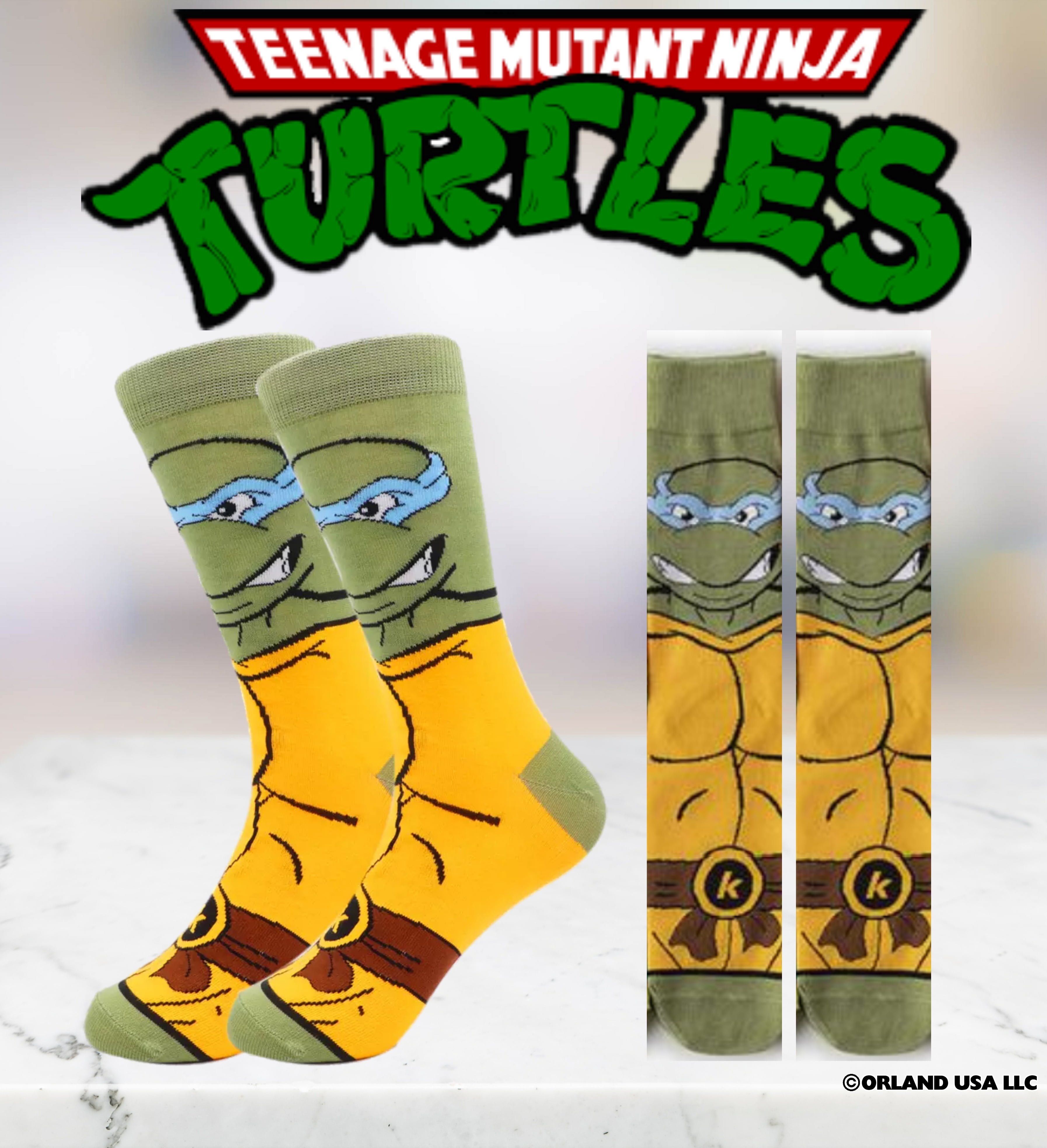 Teenage Mutant Ninja Turtles Premium Cartoon Socks For Men & Women One ...