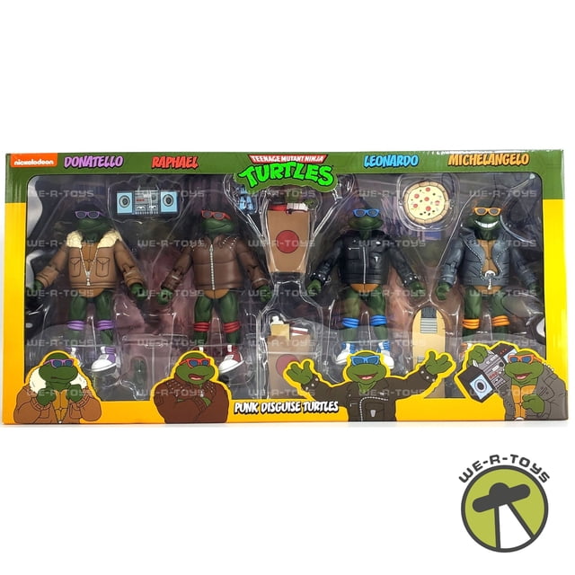 Teenage Mutant Ninja Turtles Punk Disguise Turtles Action Figure Set ...
