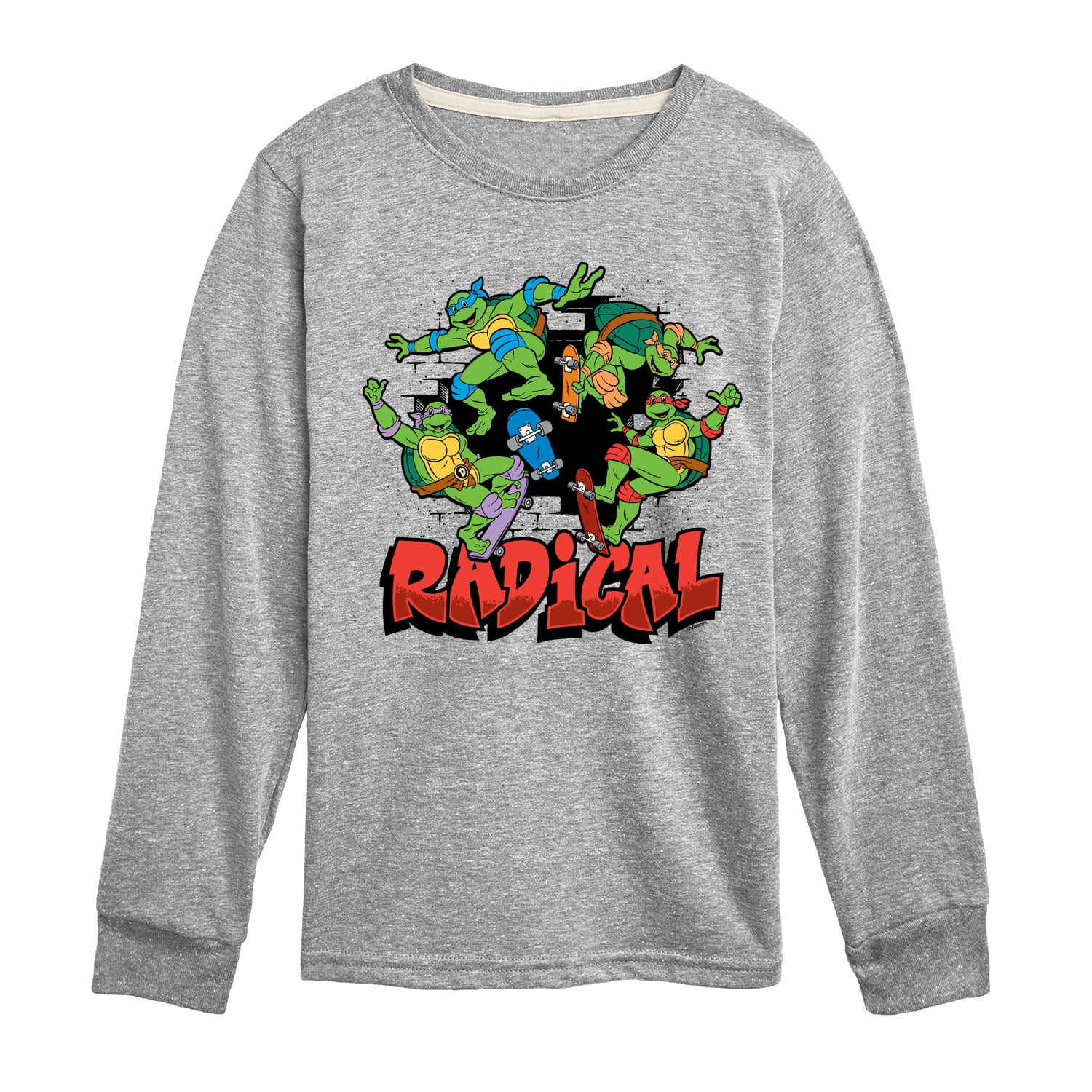Teenage Mutant Ninja Turtles - Radical Group - Toddler & Youth Long Sleeve Graphic T-Shirt ...