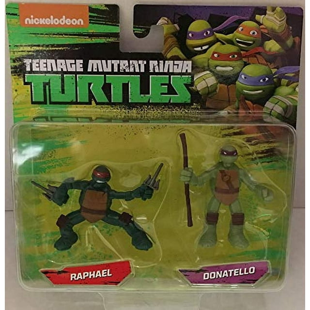 Teenage Mutant Ninja Turtles Collectible Raph and Donnie Action Figures ...