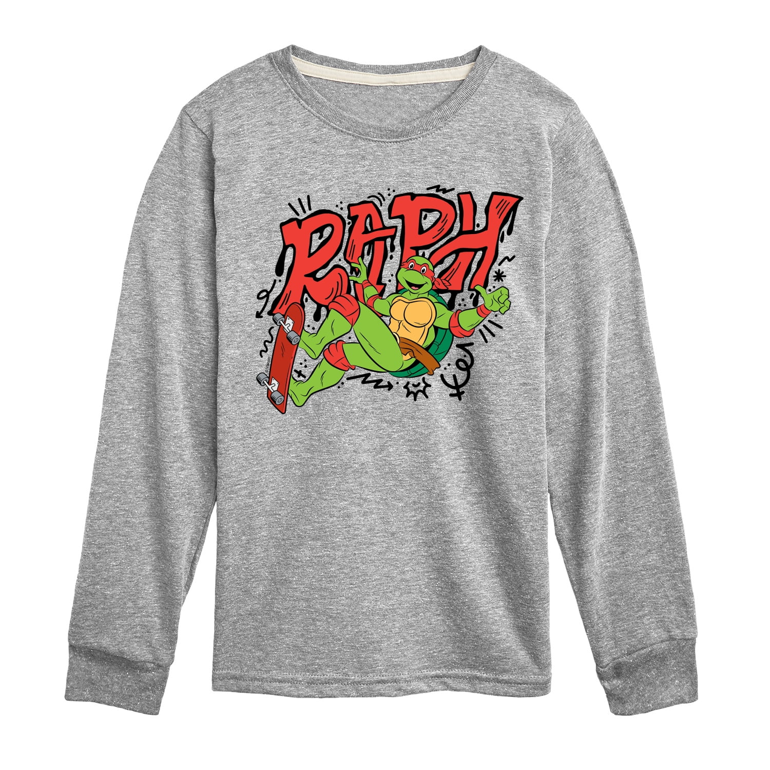 Teenage Mutant Ninja Turtles - Raph - Toddler & Youth Long Sleeve ...