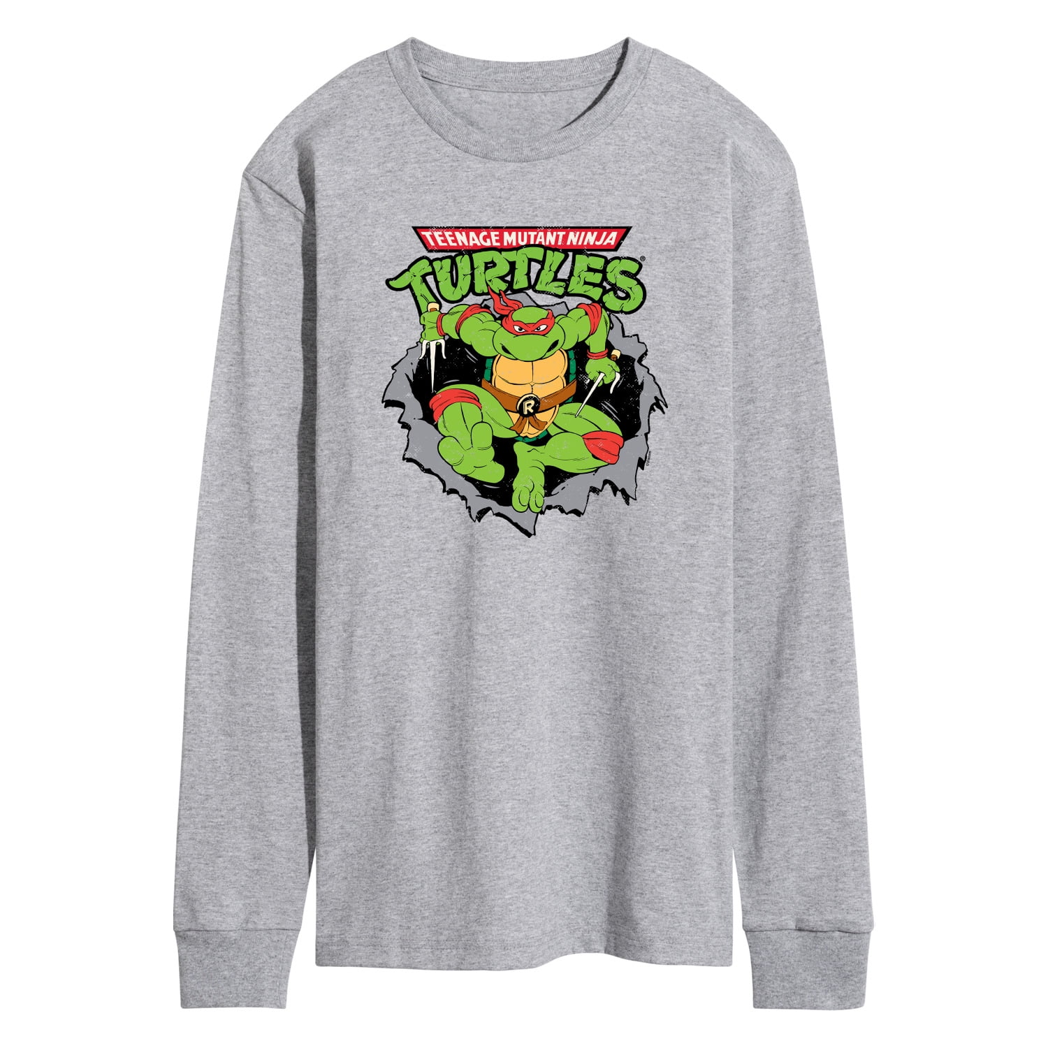 Teenage Mutant Ninja Turtles - Raphael Breaking Through Shirt - Men's ...
