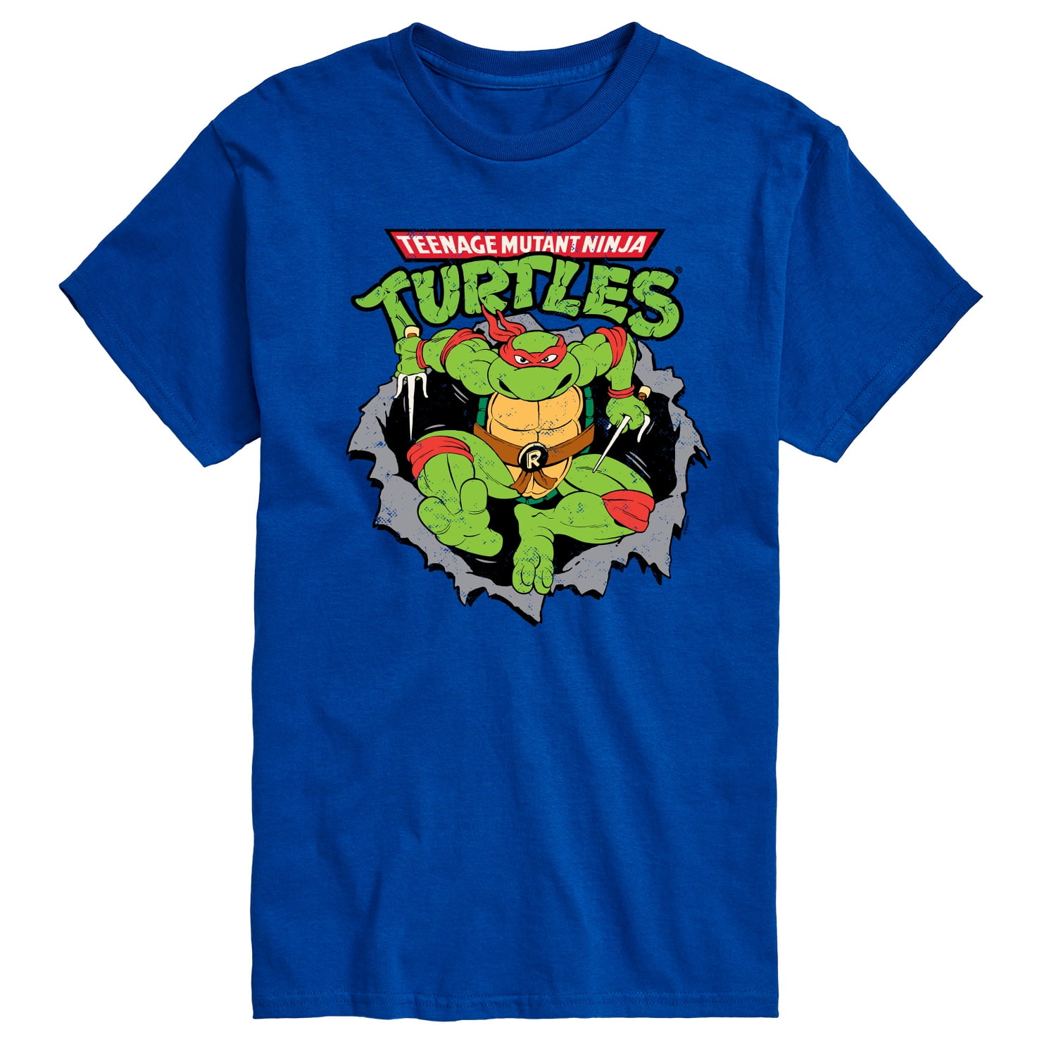 Teenage Mutant Ninja Turtles - Raphael Breaking Through Shirt - Men's ...