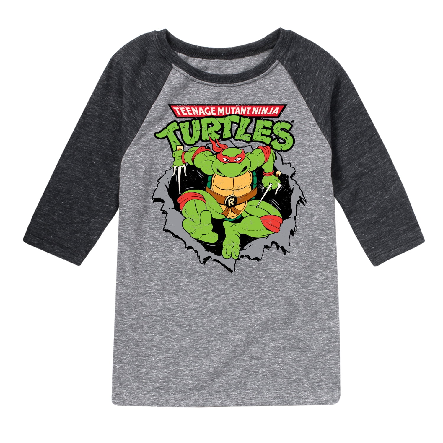 Teenage Mutant Ninja Turtles - Raphael Breaking Through Shirt - Toddler ...