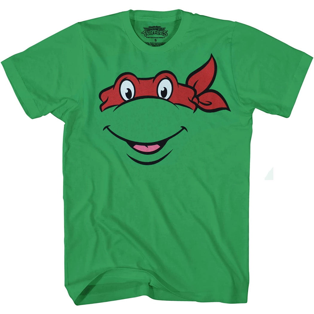 Teenage Mutant Ninja Turtles Raphael Face T-Shirt - Walmart.com