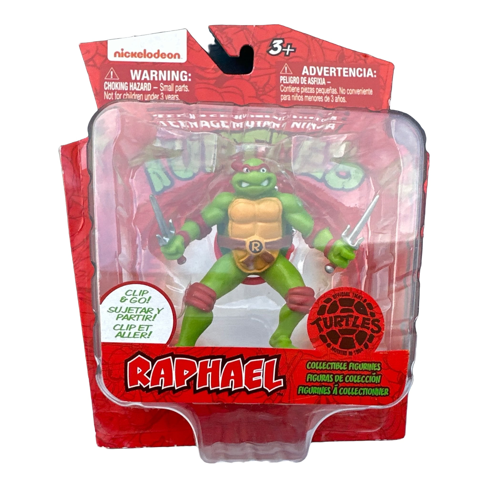 Teenage Mutant Ninja Turtles Raphael Figure Clip and Go Figurine ...