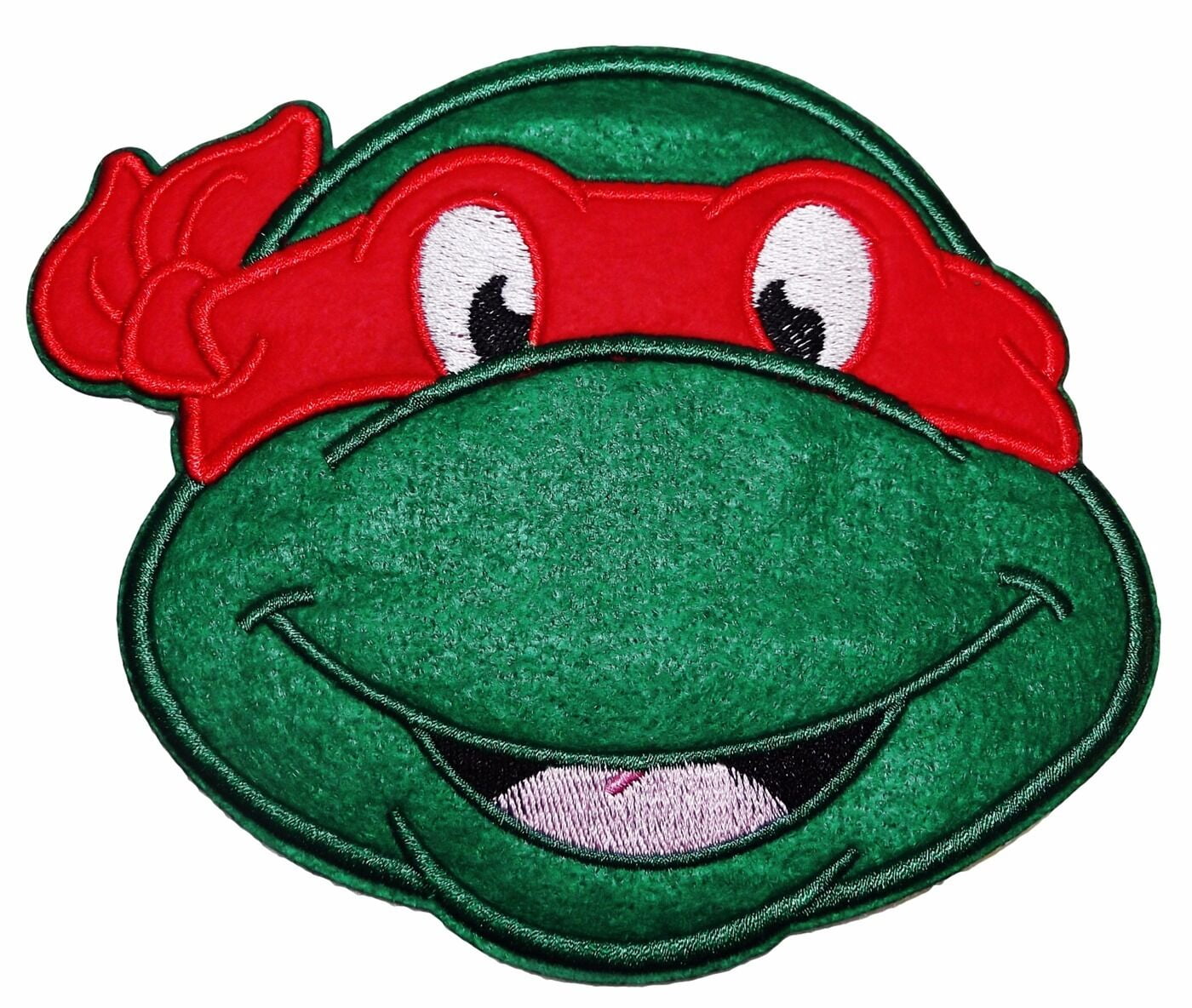 TMNT Raphael Red Mask Head Shot Patch, 5" Large, Iron or Sew-On ...