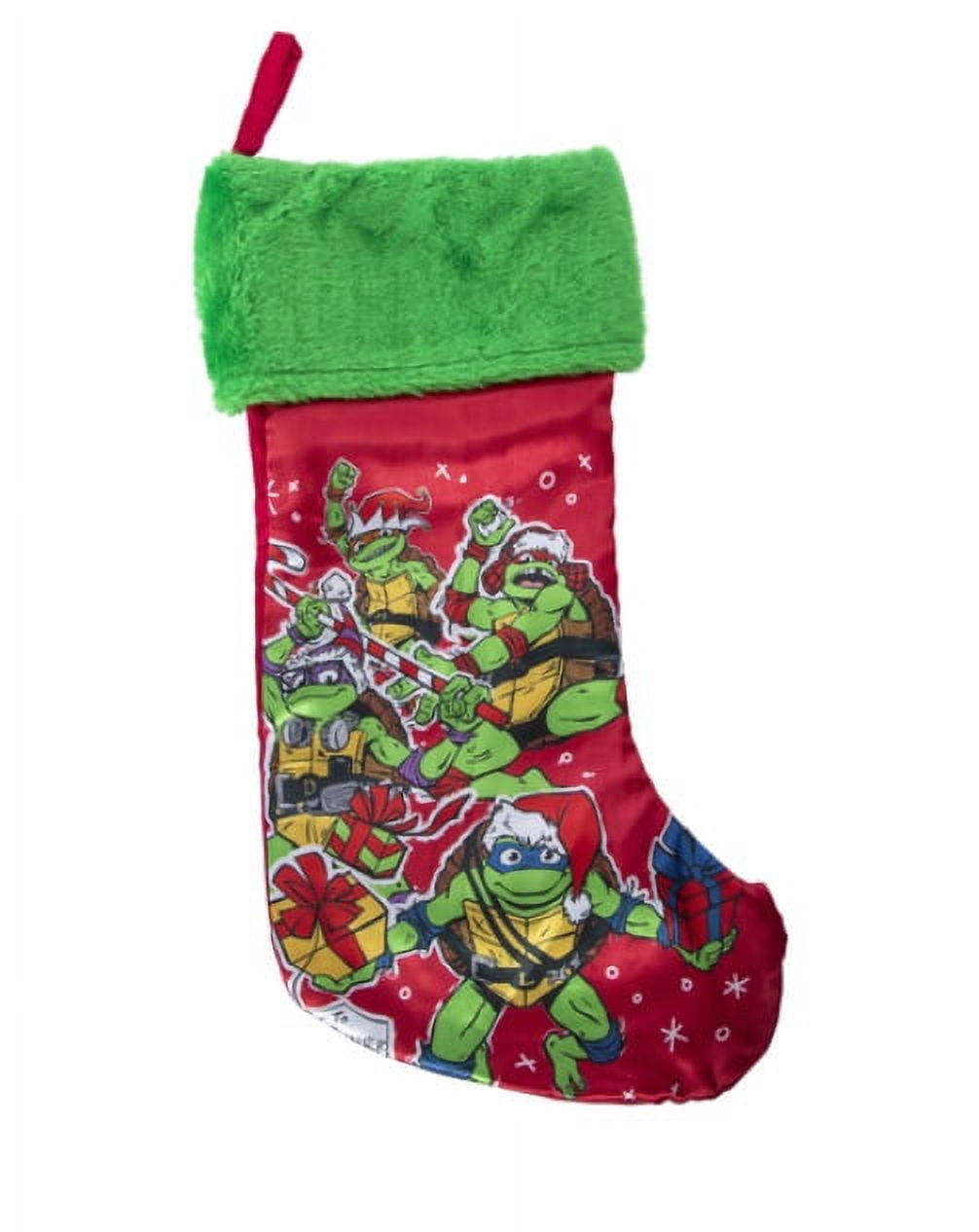 Teenage Mutant Ninja Turtles Red 20" Christmas Stocking - Walmart.com