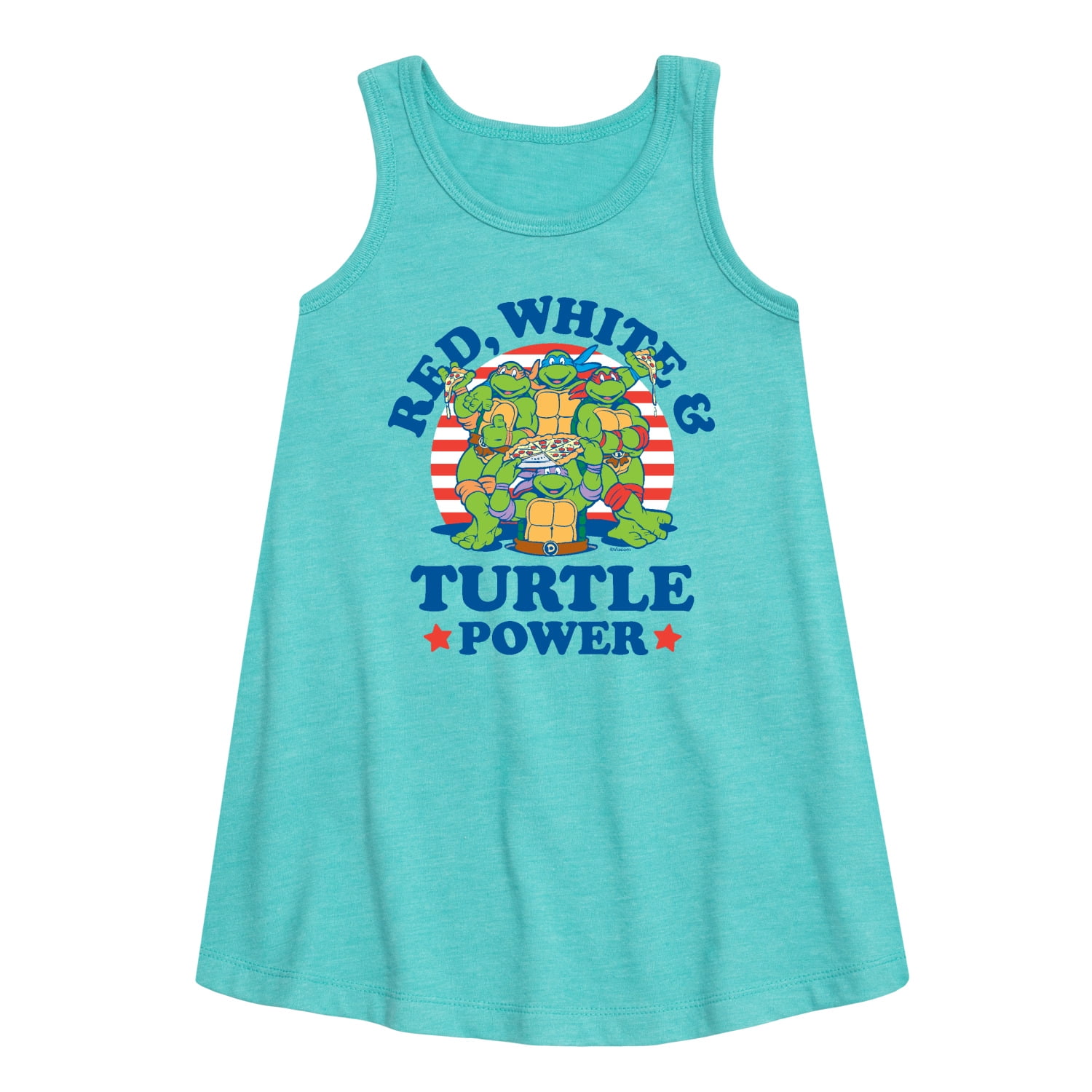 Teenage Mutant Ninja Turtles - Red White Turtle Power - Toddler & Youth ...
