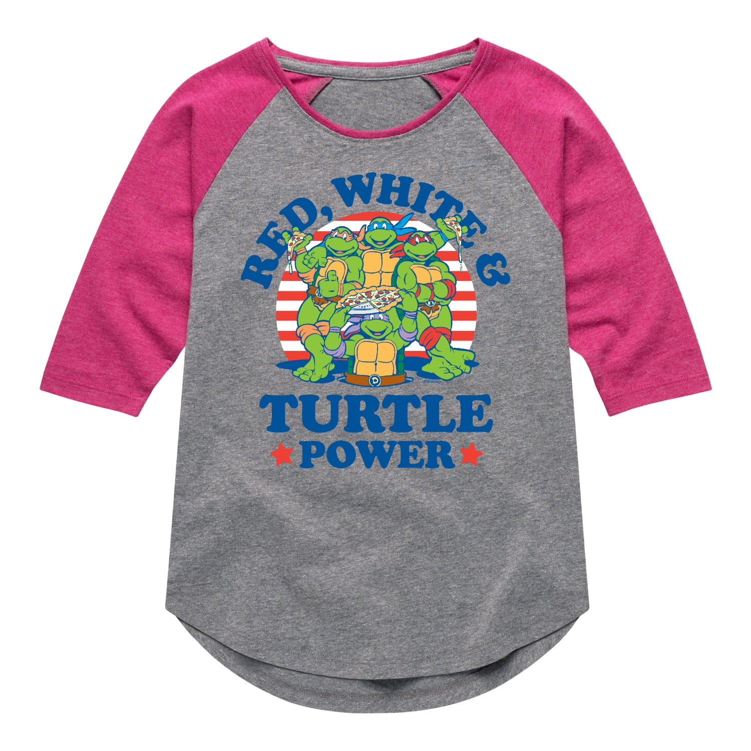 Teenage Mutant Ninja Turtles - Red White Turtle Power - Toddler & Youth ...