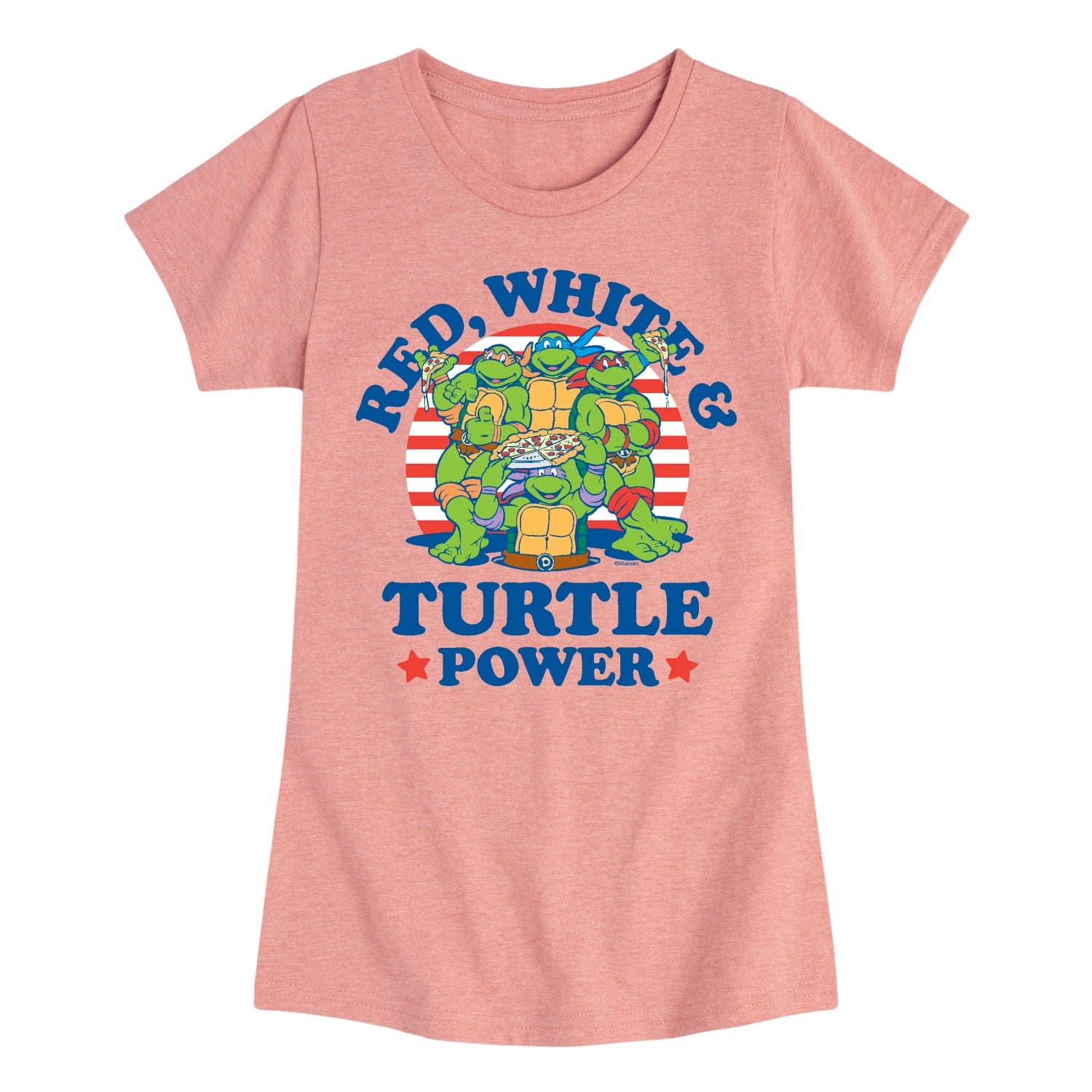 Teenage Mutant Ninja Turtles - Red White Turtle Power - Toddler & Youth ...