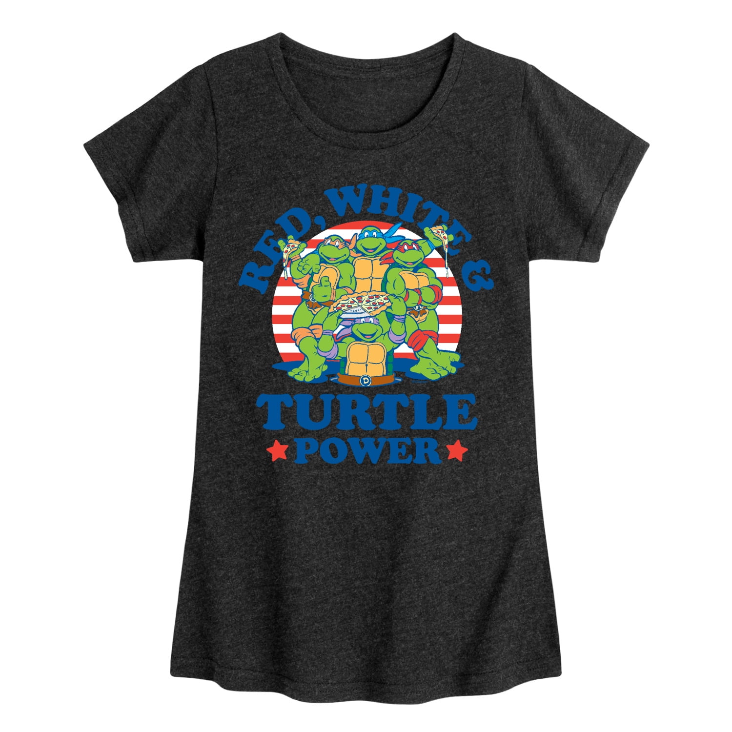 Teenage Mutant Ninja Turtles - Red White Turtle Power - Toddler & Youth ...