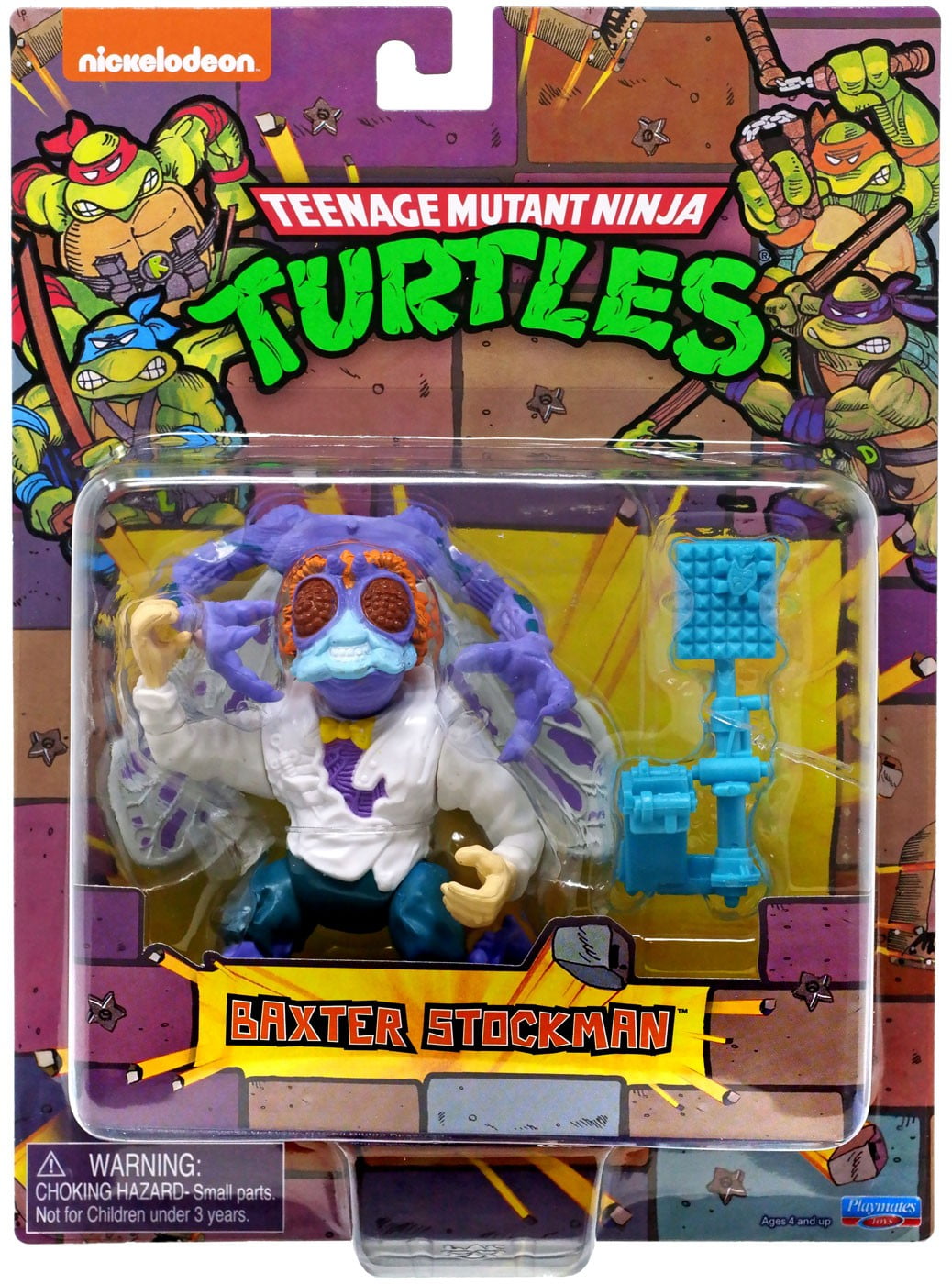 Teenage Mutant Ninja Turtles Retro Baxter Stockman Action Figure ...