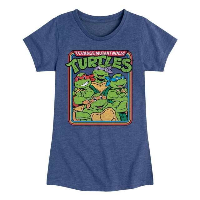 Teenage Mutant Ninja Turtles - Retro Group - Toddler & Youth Girls ...