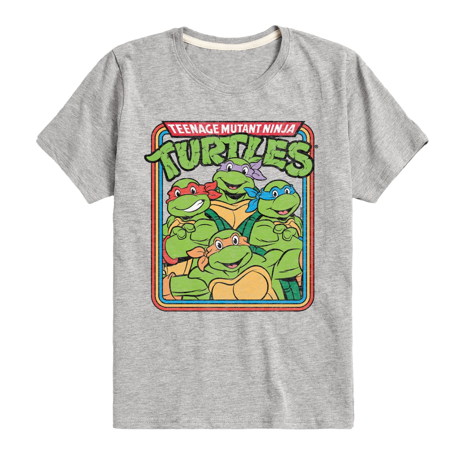 Teenage Mutant Ninja Turtles - Retro Group - Toddler & Youth Short ...